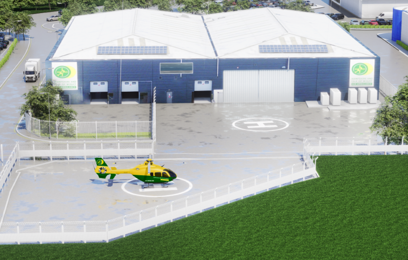 Plans for new air ambulance headquarters gains approval | Hampshire and ...