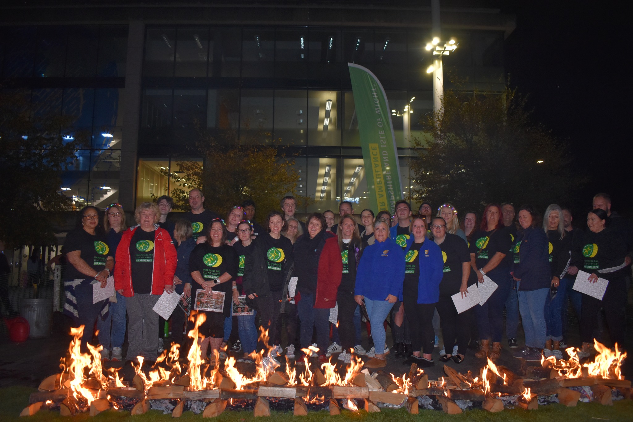 Thousands raised as supporters brave Fire and Ice walk | Hampshire and ...