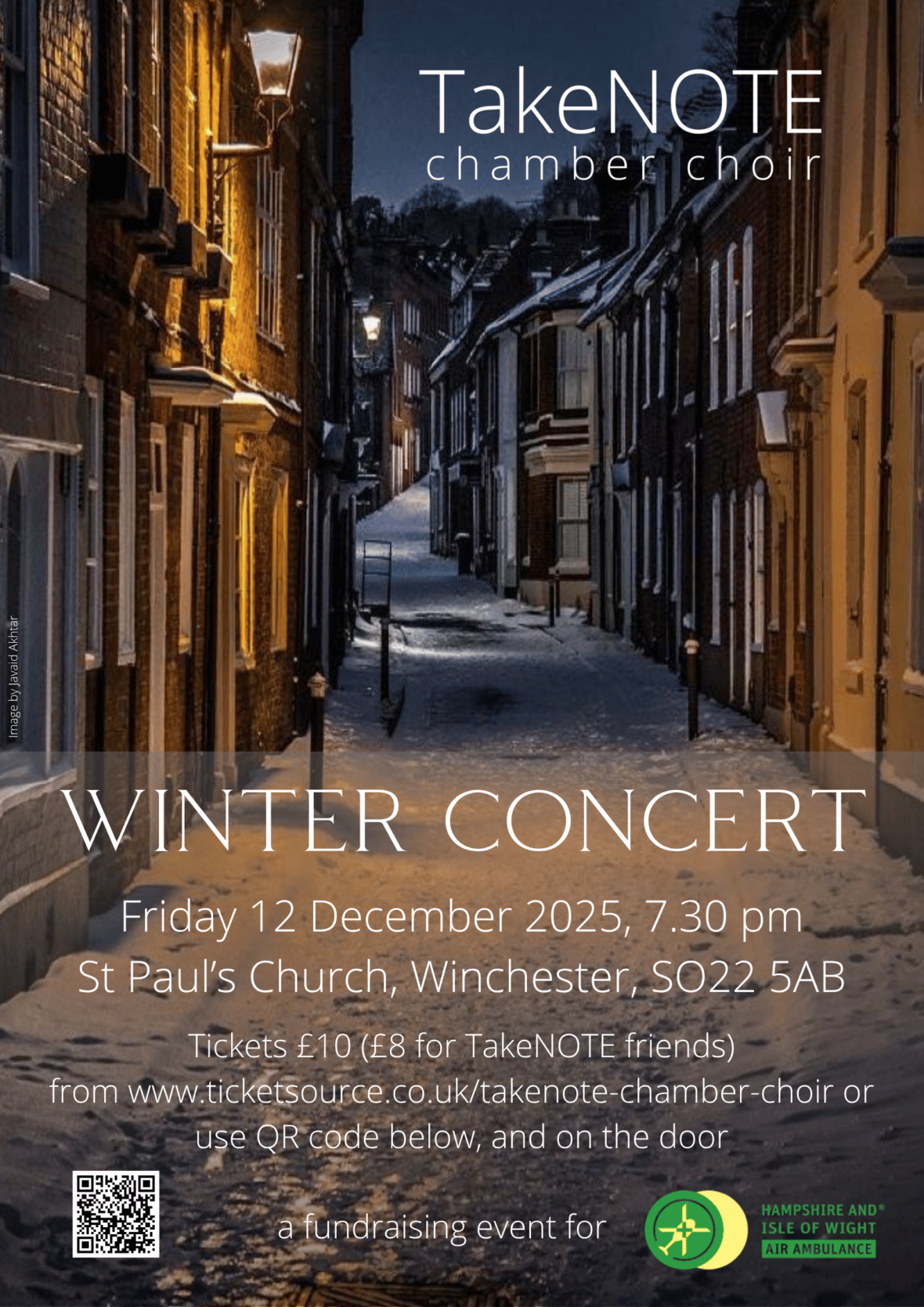 TakeNOTE Winter Concert | Hampshire and Isle of Wight Air Ambulance