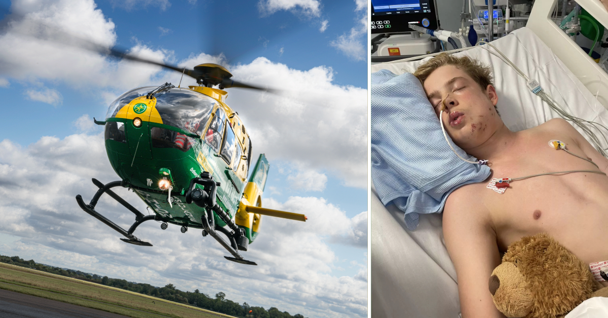 Ollie's story | Hampshire and Isle of Wight Air Ambulance