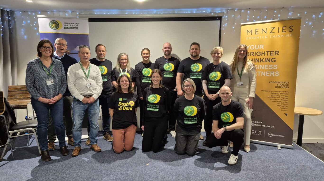 Menzies take to the skies | Hampshire and Isle of Wight Air Ambulance